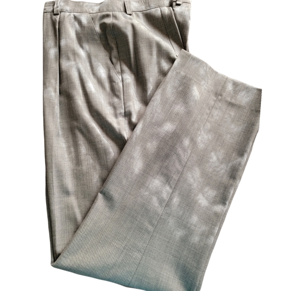 Escada | Pants & Jumpsuits | Escada Grey Fine Wool Career Slacks | Poshmark